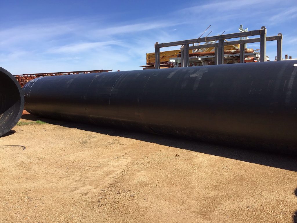 1800 mm DIAMETER POLY PIPE - Mine Graveyard